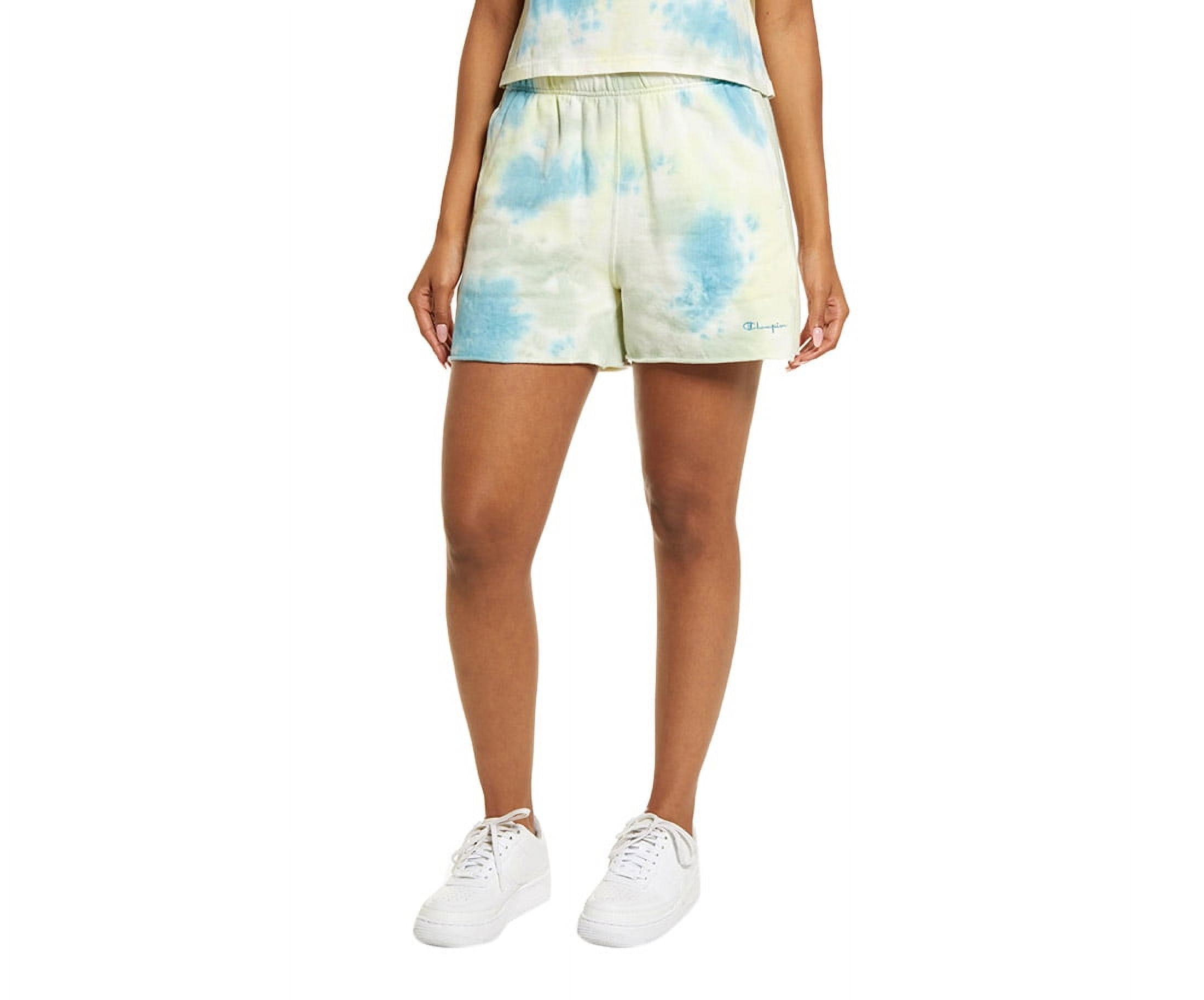 Champion Tie Dye Bf Short Womens Active Shorts Size S, Color: Blue ...