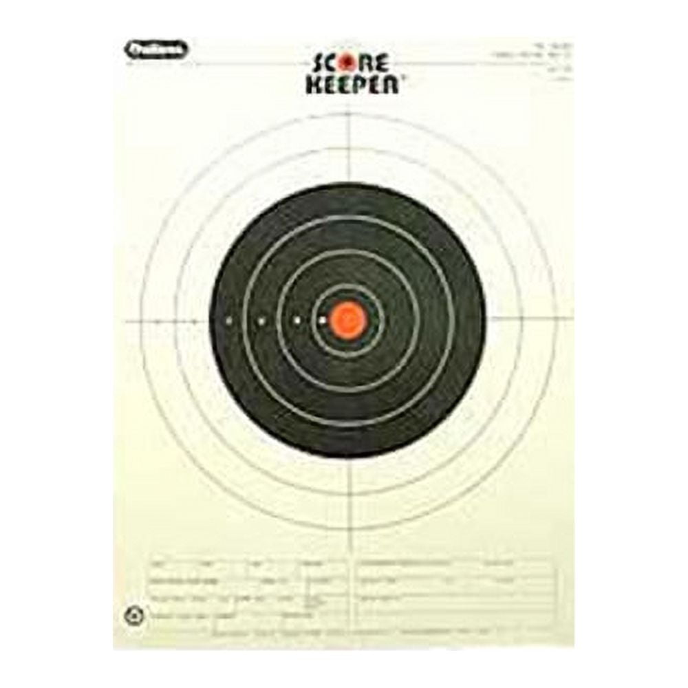 Champion Traps and Targets Orange Bullseye Scorekeeper Target, 100 Yard ...