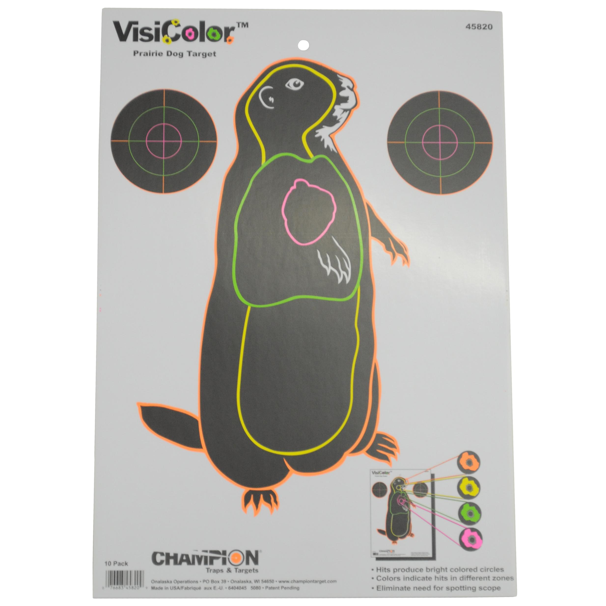 Champion VisiColor Target Prairie Chuck, 10-Pack - Walmart.com