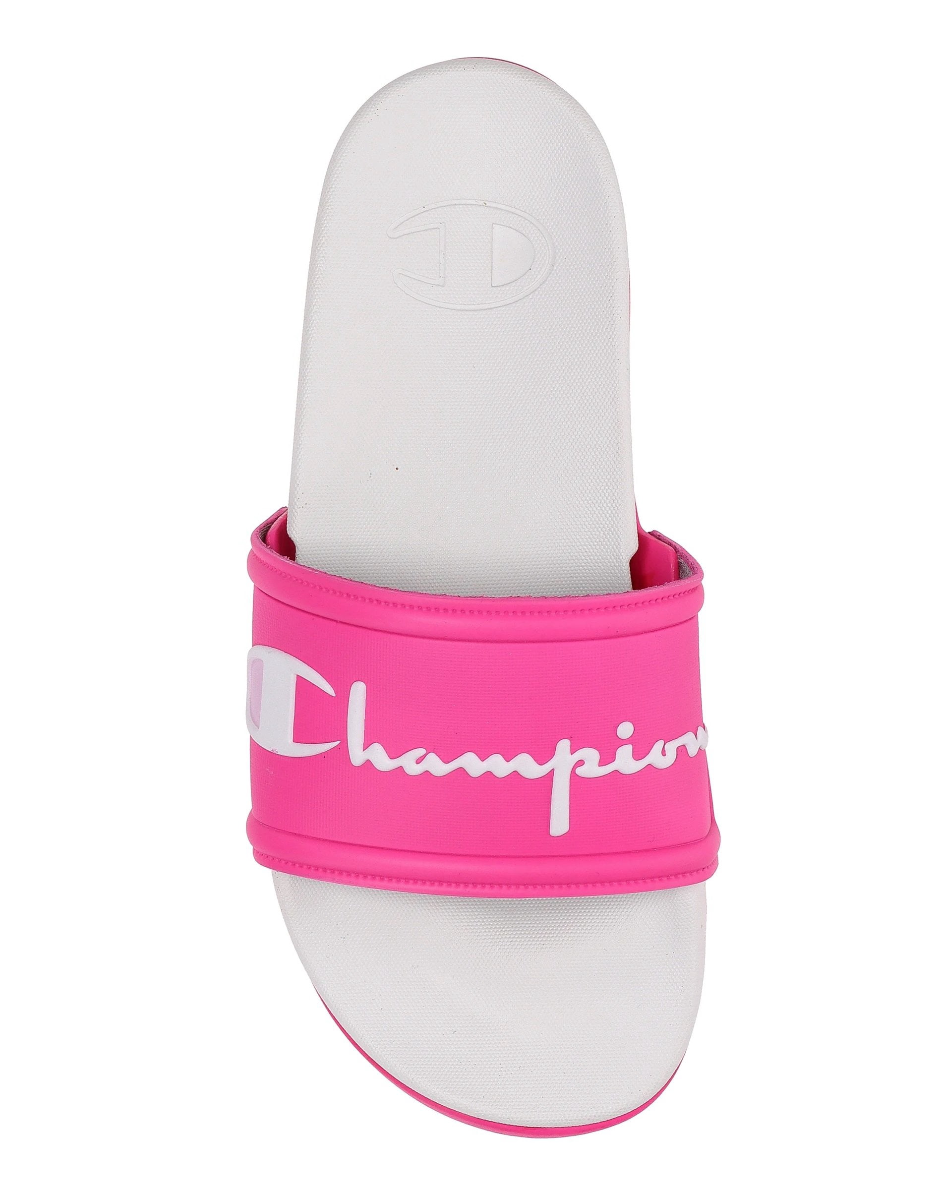 Champion Women's IPO Squish Slide Sandal Bashful Pink/White, 9 ...