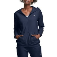Champion Women's Powerblend Fleece Boyfriend Crew Neck Sweatshirt ...