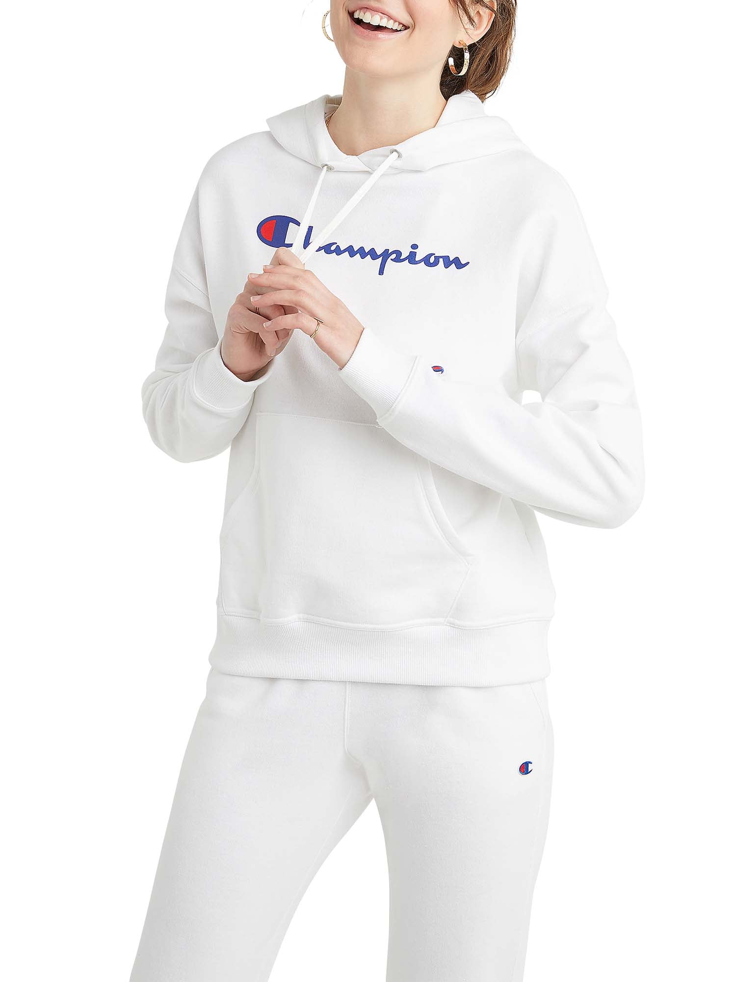 Champion Women's Authentic Eco Sweatshirt, Powerblend Relaxed Hoodie ...