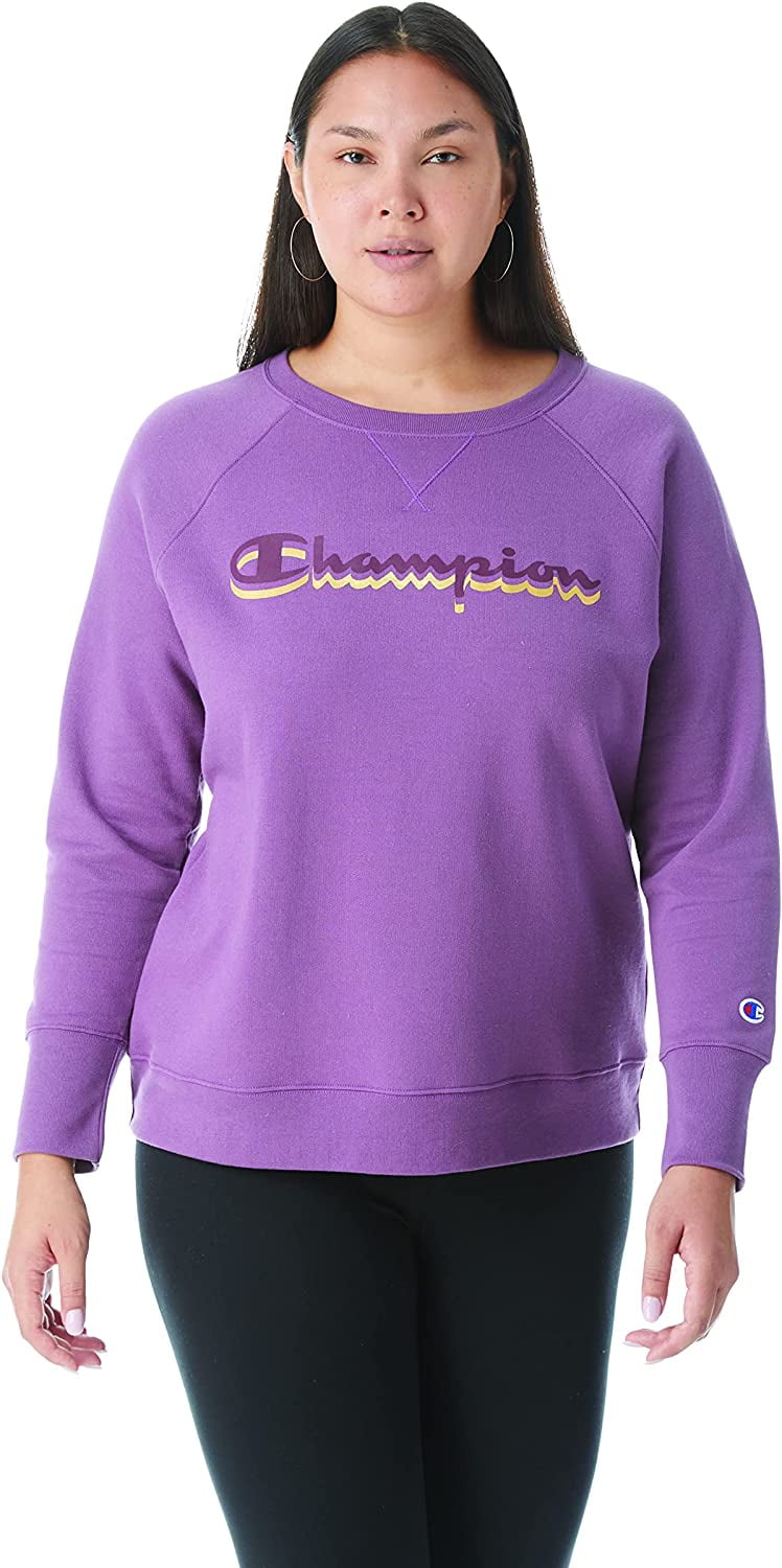 Champion Womens Powerblend Logo Boyfriend Sweatshirt;3X - Walmart.com