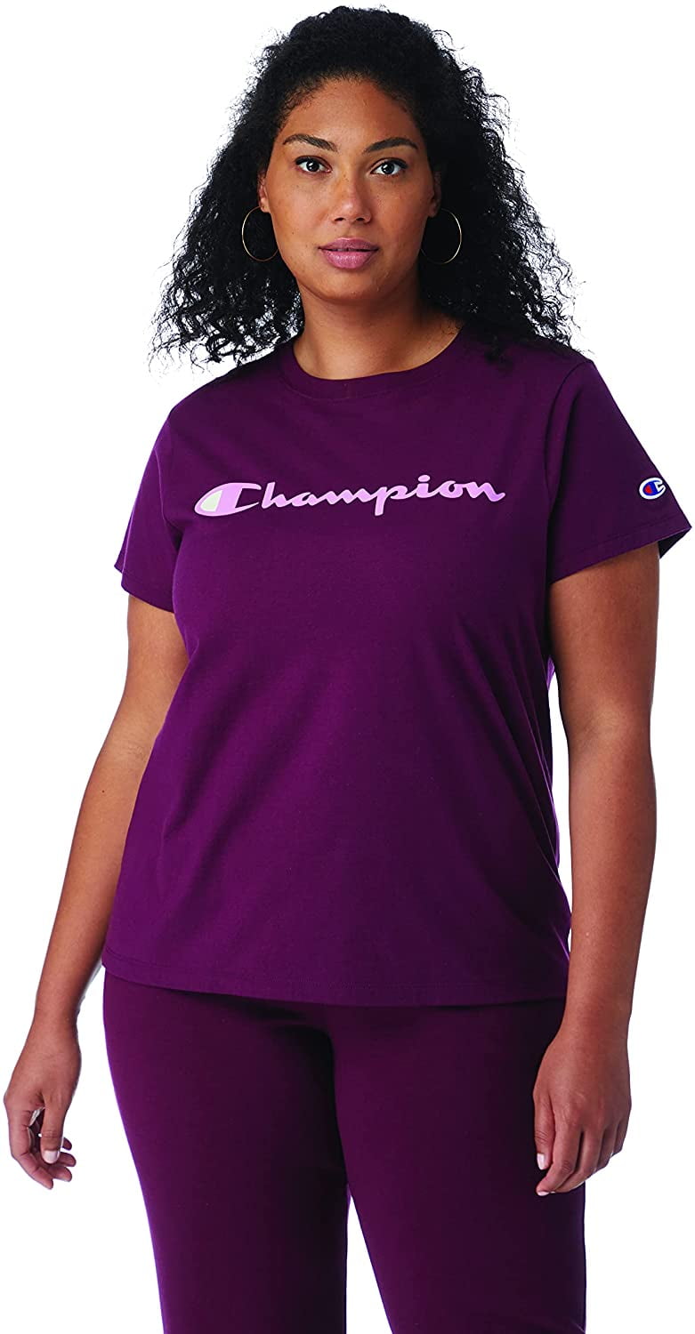 Champion Womens Qw897g 1X Dark Berry Purple - Walmart.com
