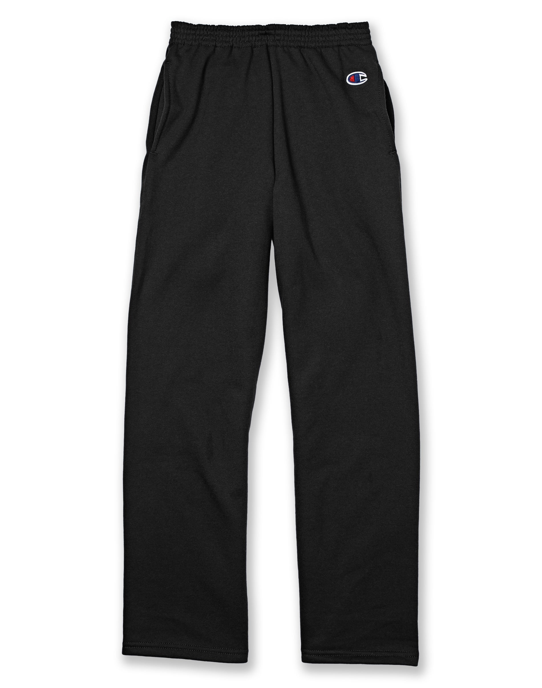 Champion Youth 9 oz Double Dry Eco® Open-Bottom Fleece Pant - P890 ...