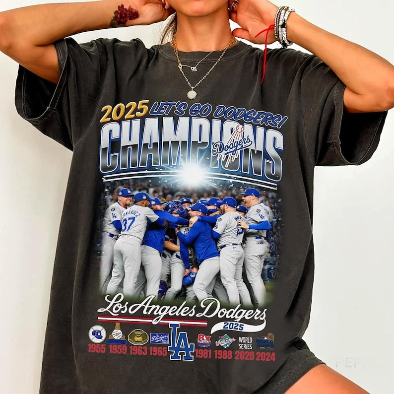 Champions 2025 Comfort Color Shirt, 2025 Let’s Go LA Shirt, Champions ...