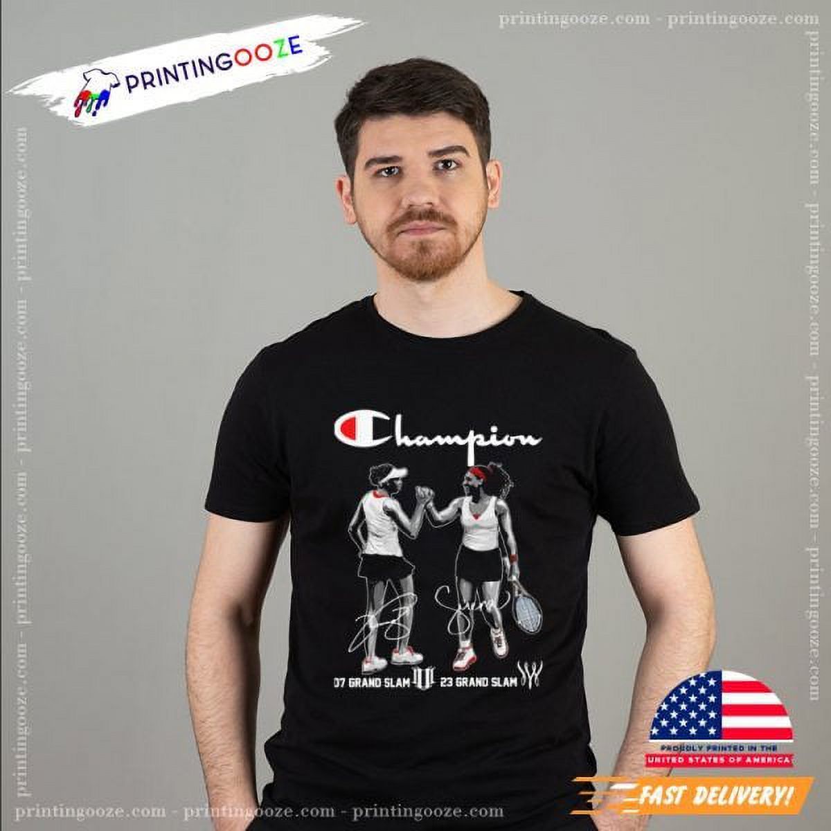 Champions Serena Williams And Venus Williams Signature Shirt - Walmart.com