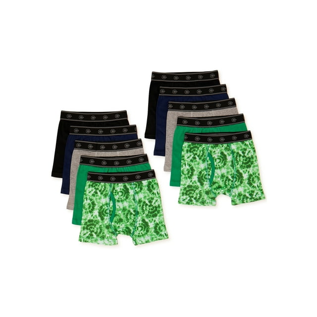 Championship Gold Boys Boxer Briefs Underwear, Kids Underwear, 10-Pack ...
