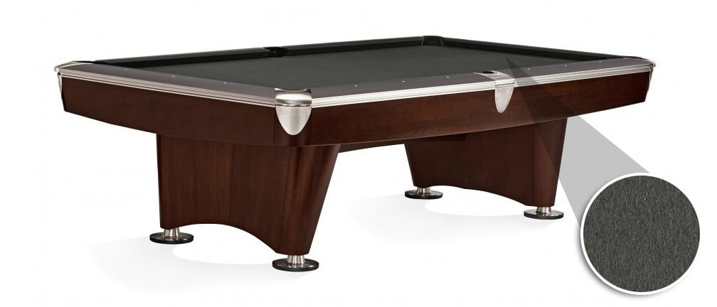 Championship Pool Table Cloth - Invitational - Steel Grey 8FT - Walmart.com