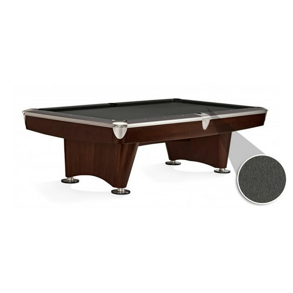 Championship Pool Table Cloth - Invitational - Steel Grey 8FT - Walmart.com