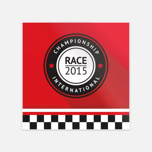 Championship Race 2015 International Sticker Phone Decal Water Bottle ...