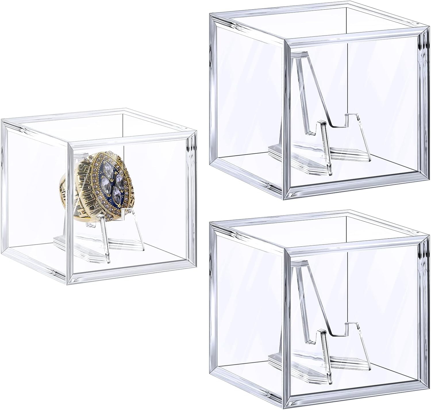 Championship Ring Display Case, Acrylic Display Box and Holder for ...