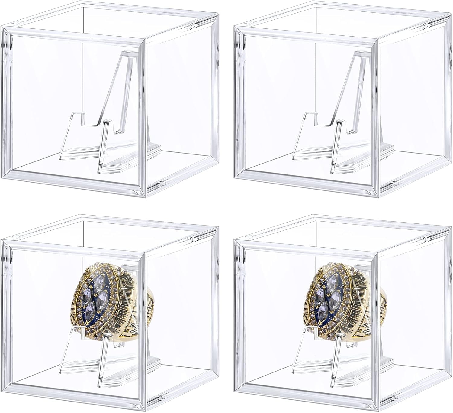 Championship Ring Display Case, Acrylic Display Box and Holder for ...