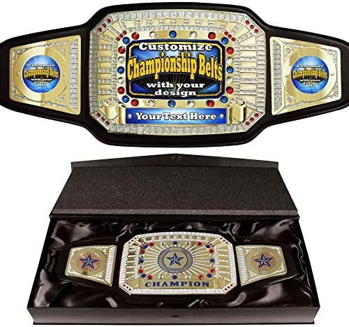 Championship Title Belt for world champions and winners with your ...
