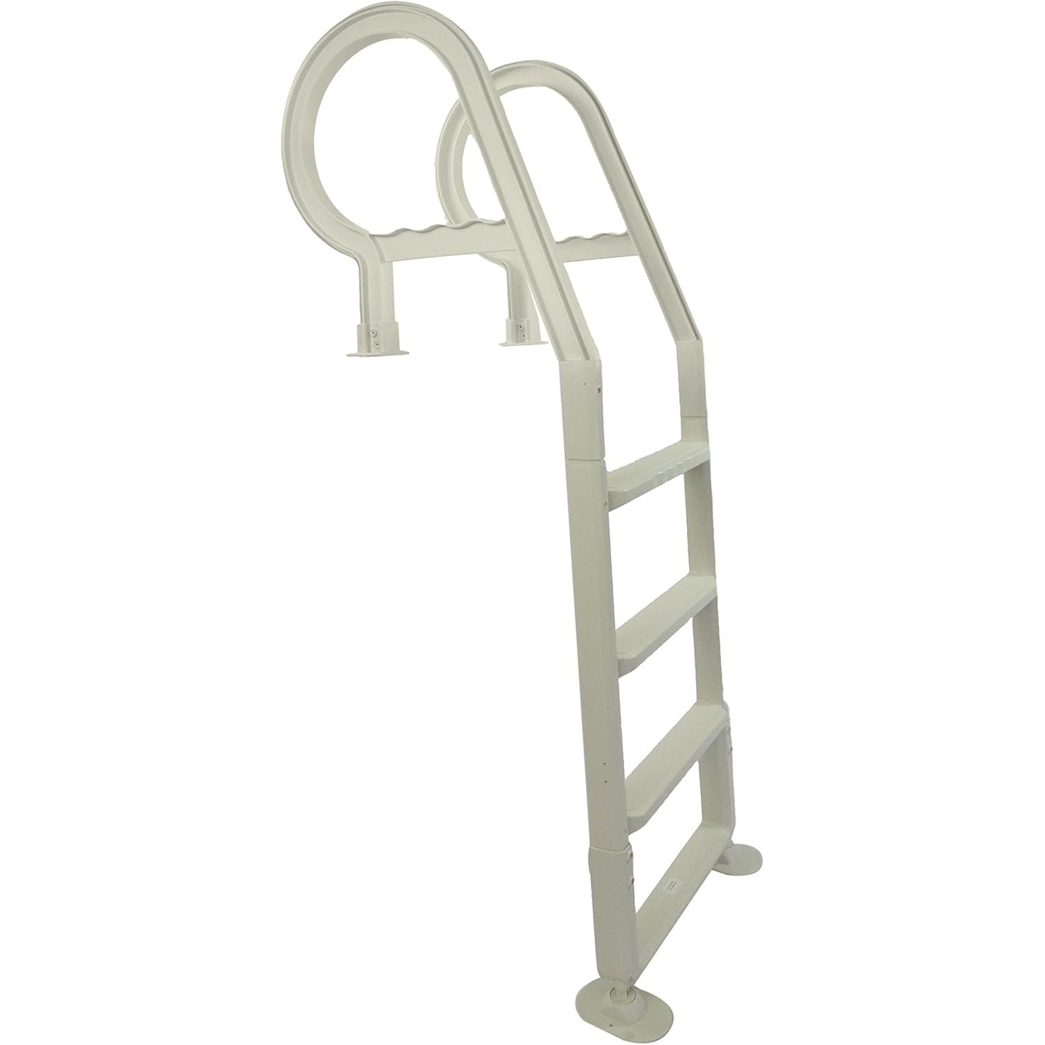 Champlain Plastics Above Ground Pool Deck Ladder Adjustable Upto 54 ...