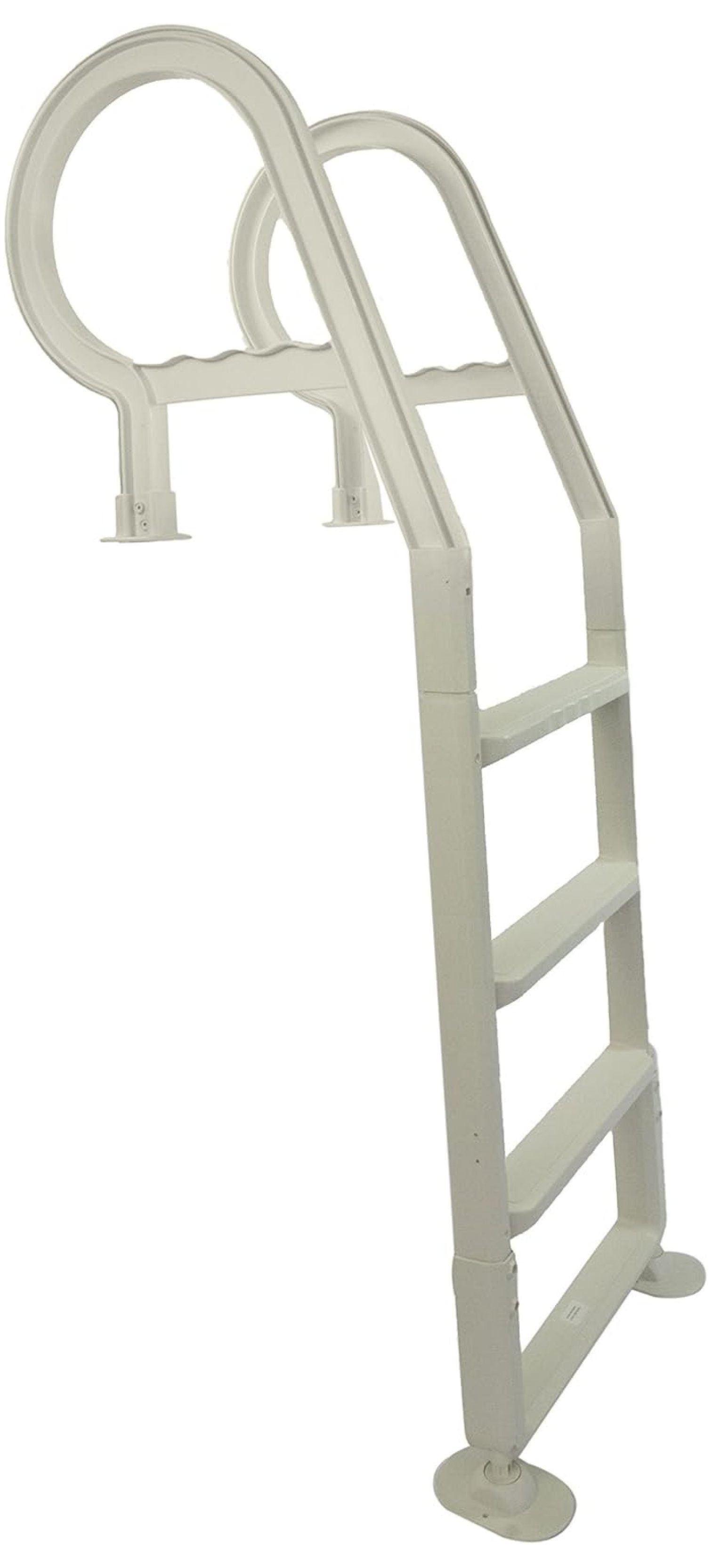 Champlain Plastics Above Ground Pool Deck Ladder Adjustable Upto 54 ...