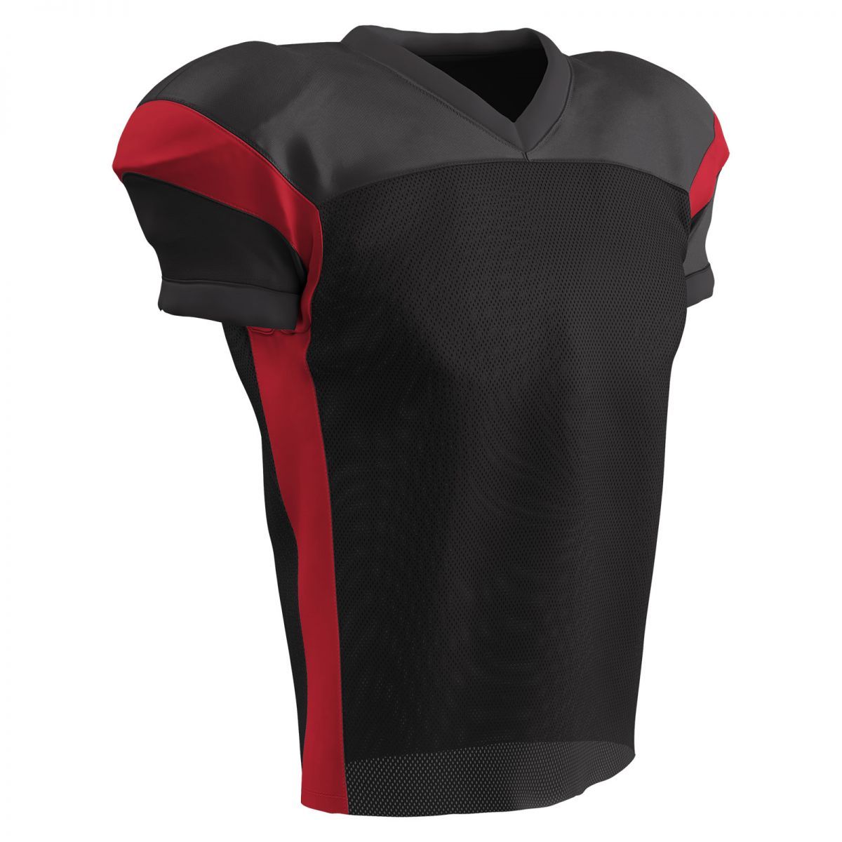 Champro Adult First Down Two-Tone Football Jersey BLACK | SCARLET MD - Walmart.com