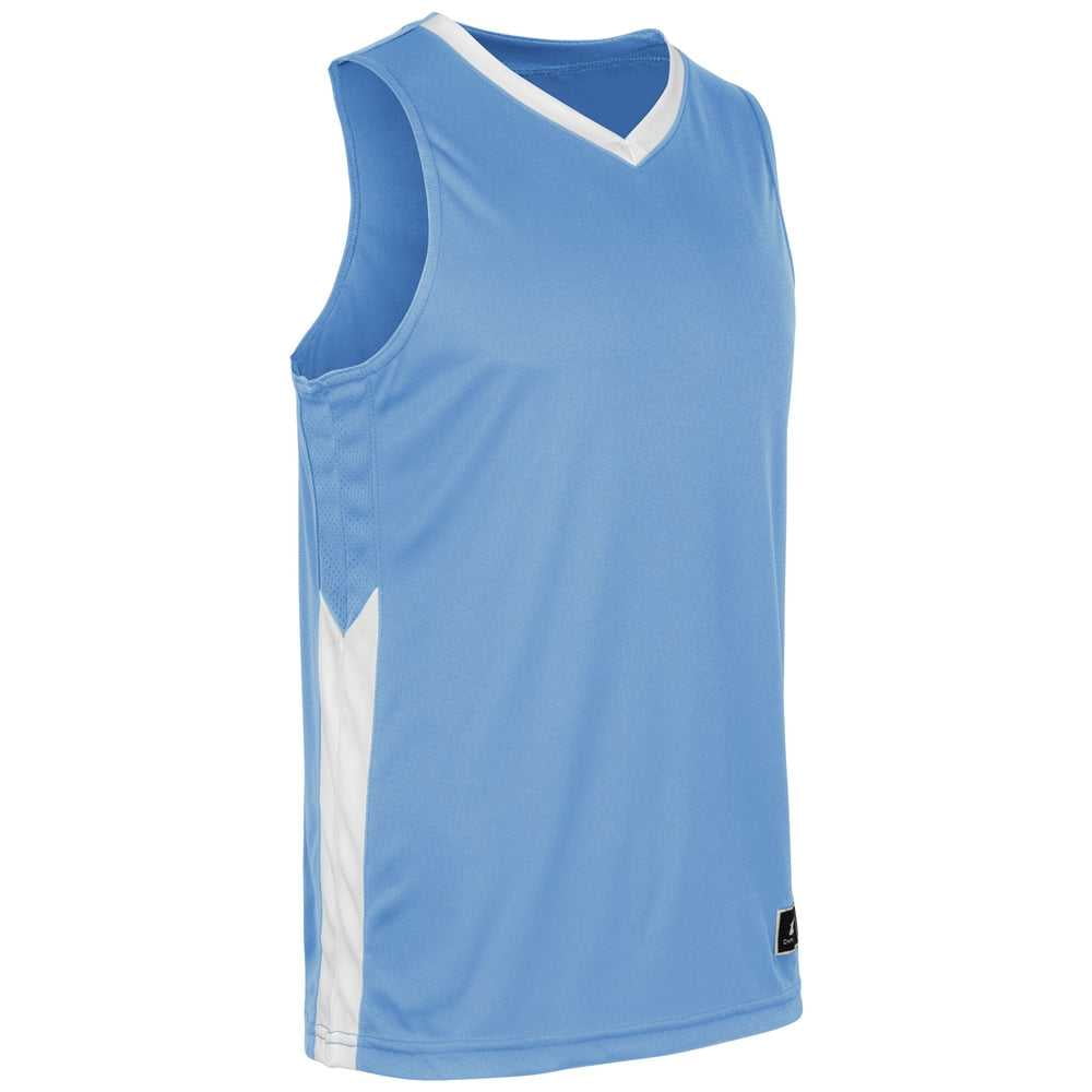 Champro BBJ32 Icon Men's and Youth Basketball Jersey - Light Blue White ...