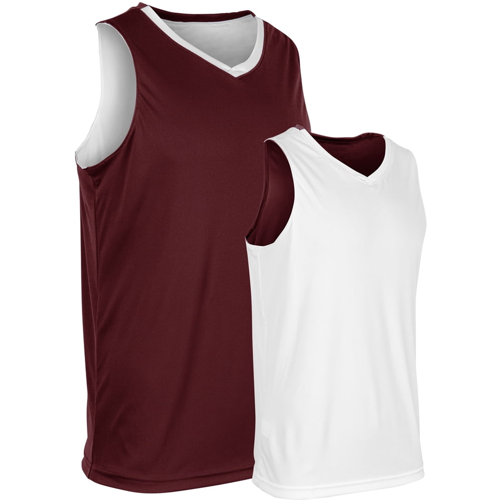 Champro BBJ33 Victorious Men's and Youth Basketball Jersey - Maroon ...