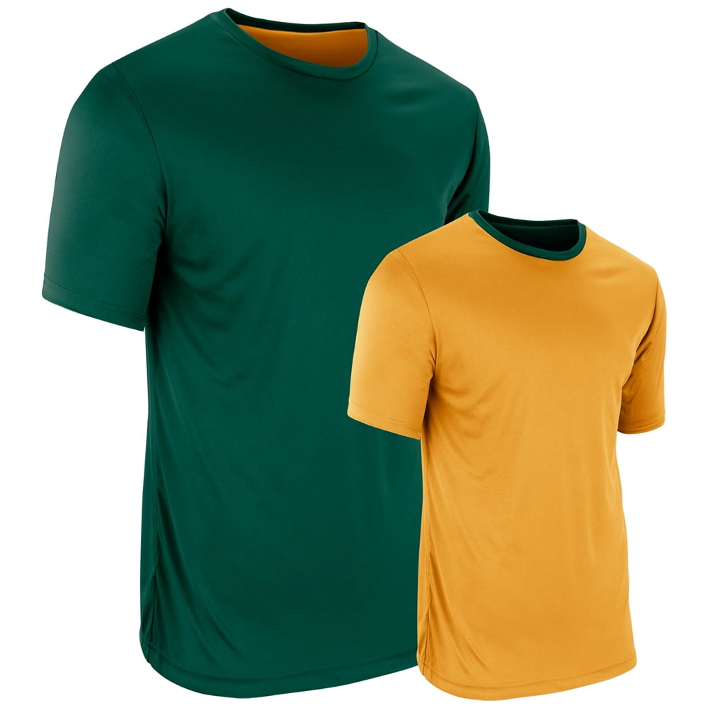 Champro BSTK9 Double Stock Reversible Tee - Forest Green Gold - Walmart.com