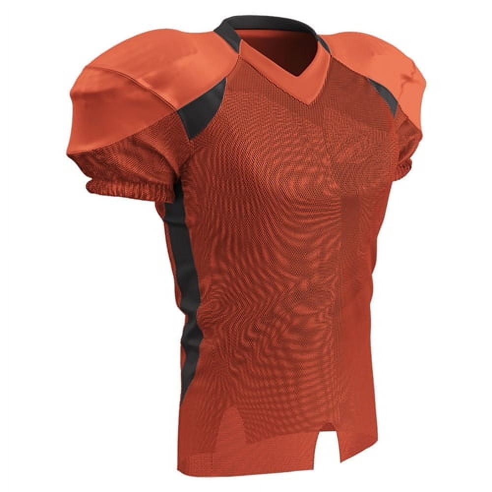 Champro FJ20 Huddle Stretch Polyester Dazzle Jersey - Orange Black ...
