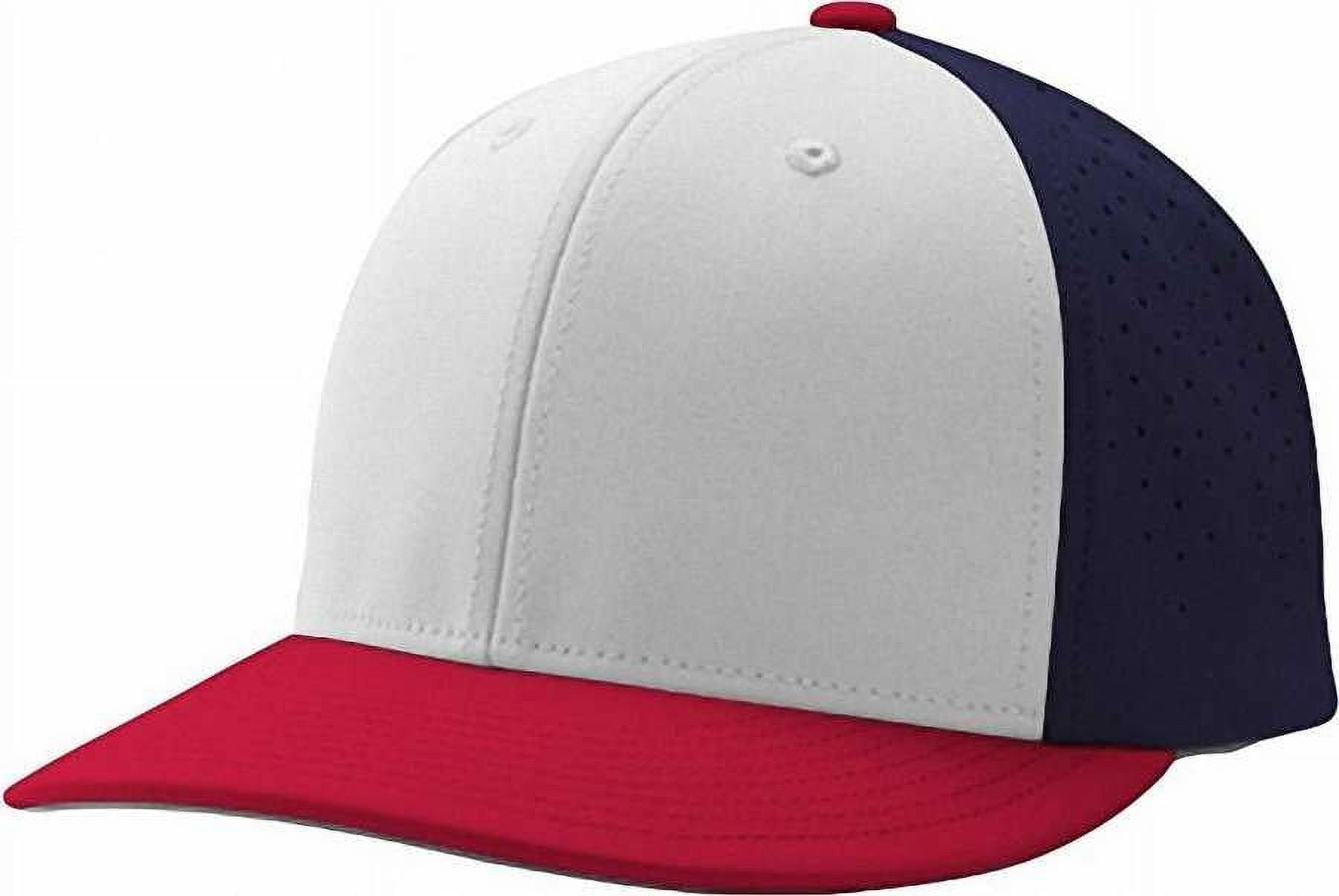 Champro HC1 Ultima Cap - White Navy Scarlet - Walmart.com