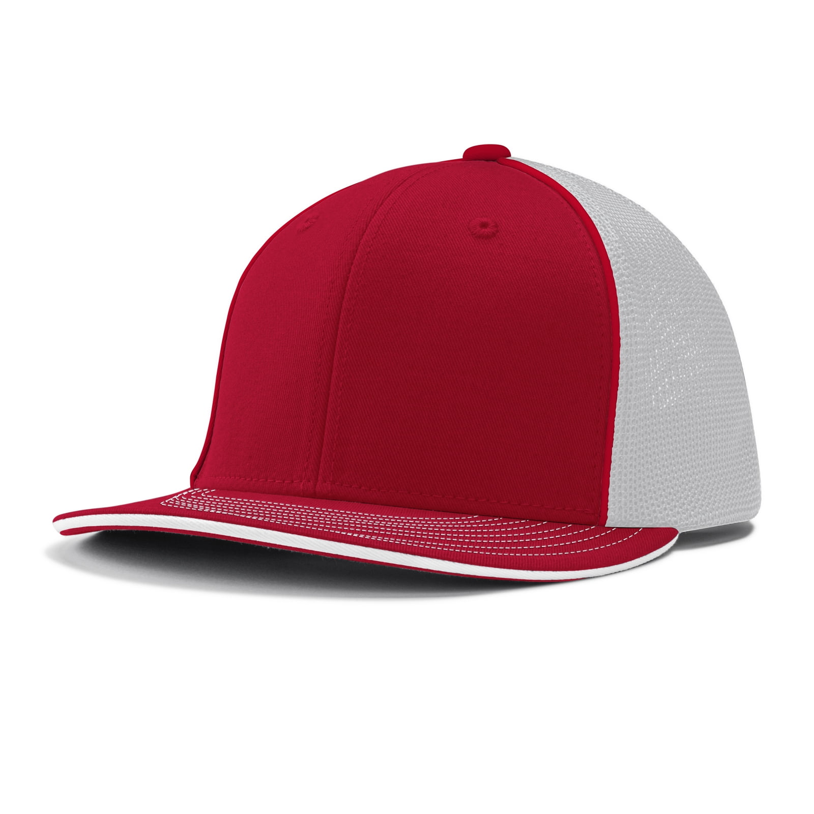 Champro HC3 Varsity Trucker Cap - Scarlet White Scarlet Scarlet ...