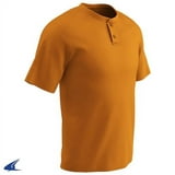 Champro Mens Dri-Gear Turn Two 2-Button Baseball Jersey Light Orange L ...