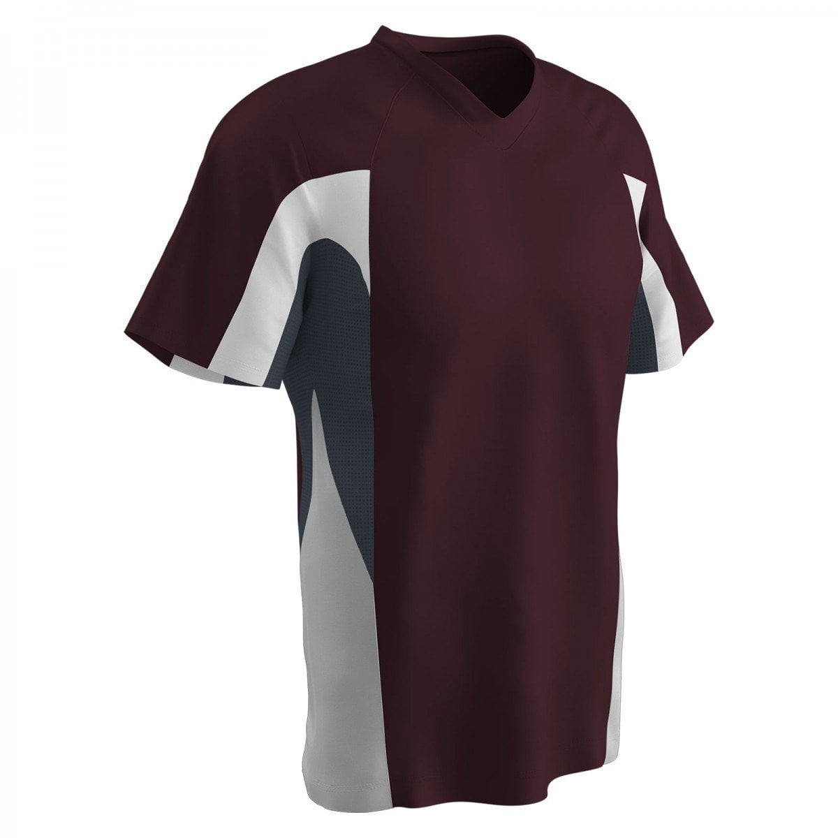 Champro Mens Dri-Gear V-Neck Baseball Jersey Maroon/White M - Walmart.com