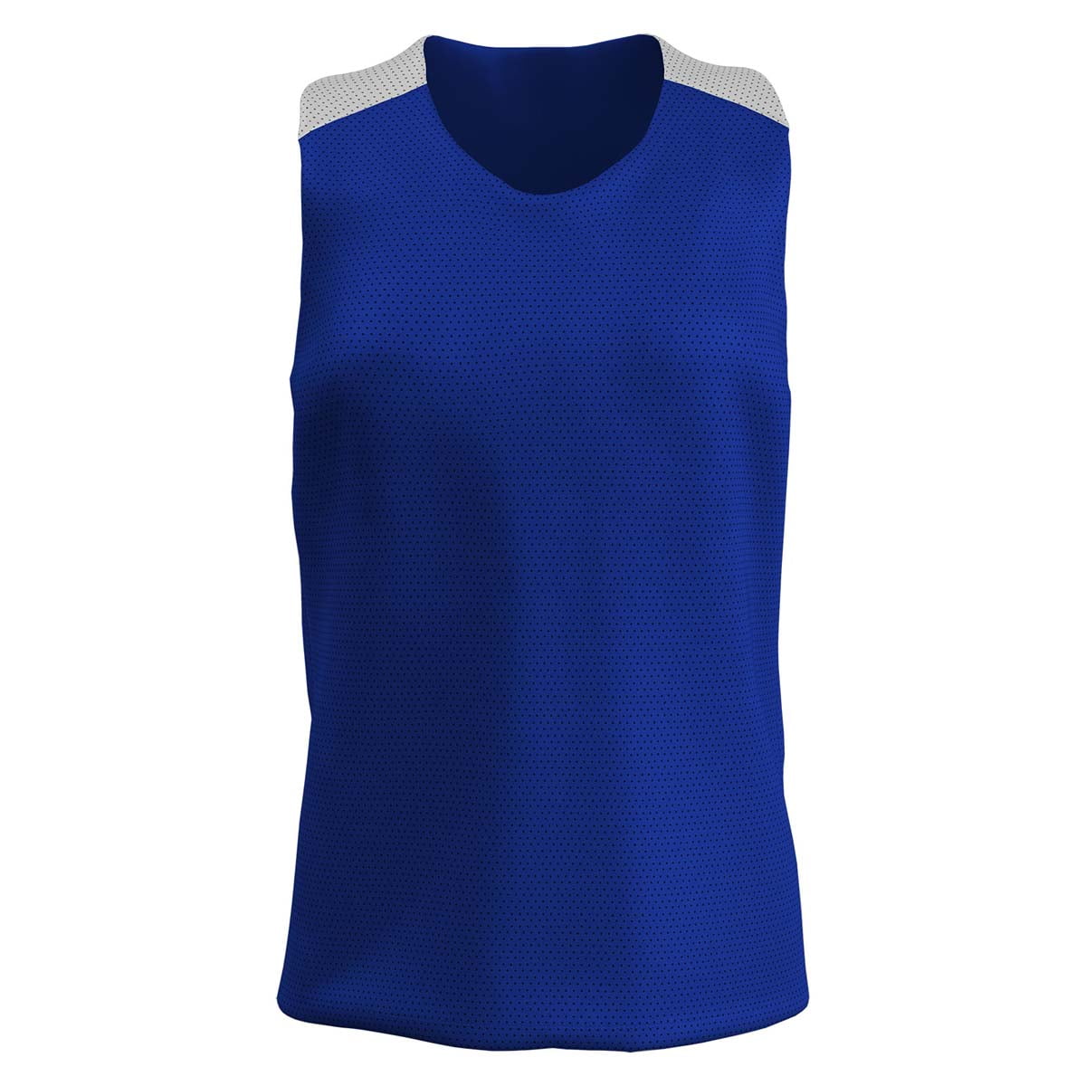 Champro Middie Reversible Lacrosse Pinnie Women's Royal and White ...