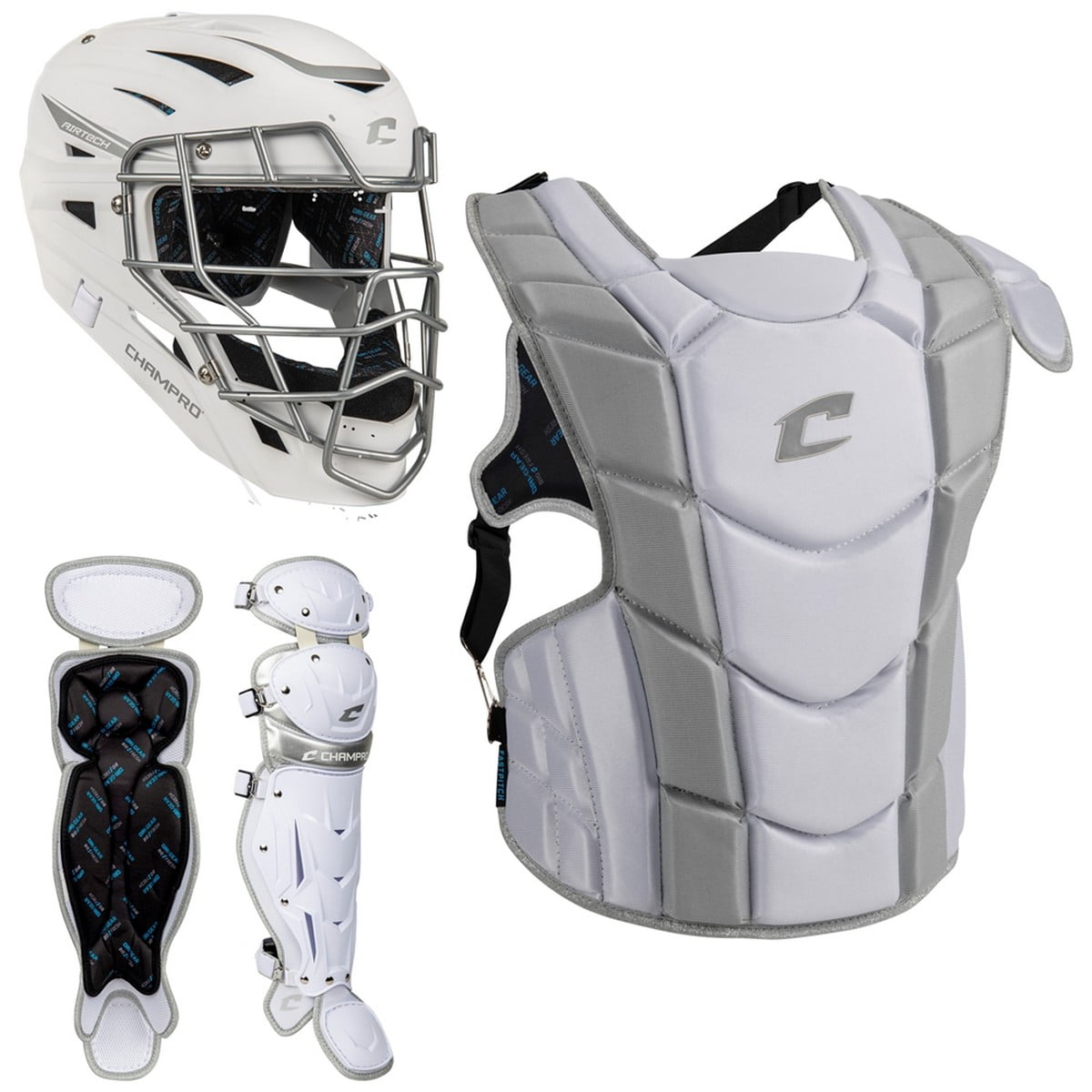 Champro Optimus Pro Adult Fastpitch Softball Catching Gear Kit with ...