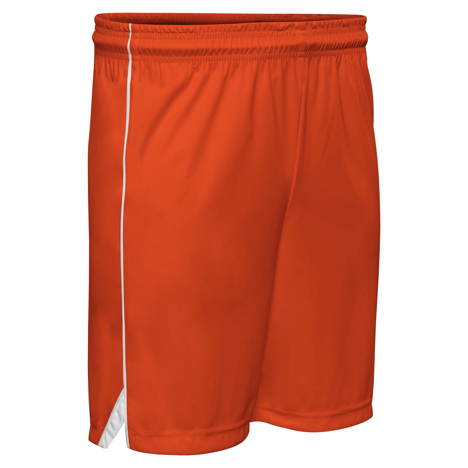 Champro Prime Basketball Short Orange w/ White Trim - Walmart.com