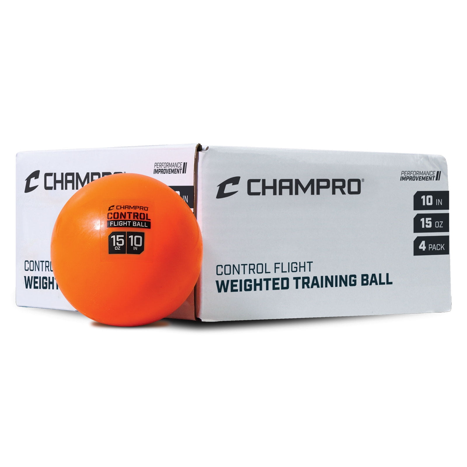Champro Sports 10" Weighted Control Flight Training Ball, 15oz, 4 Pack ...