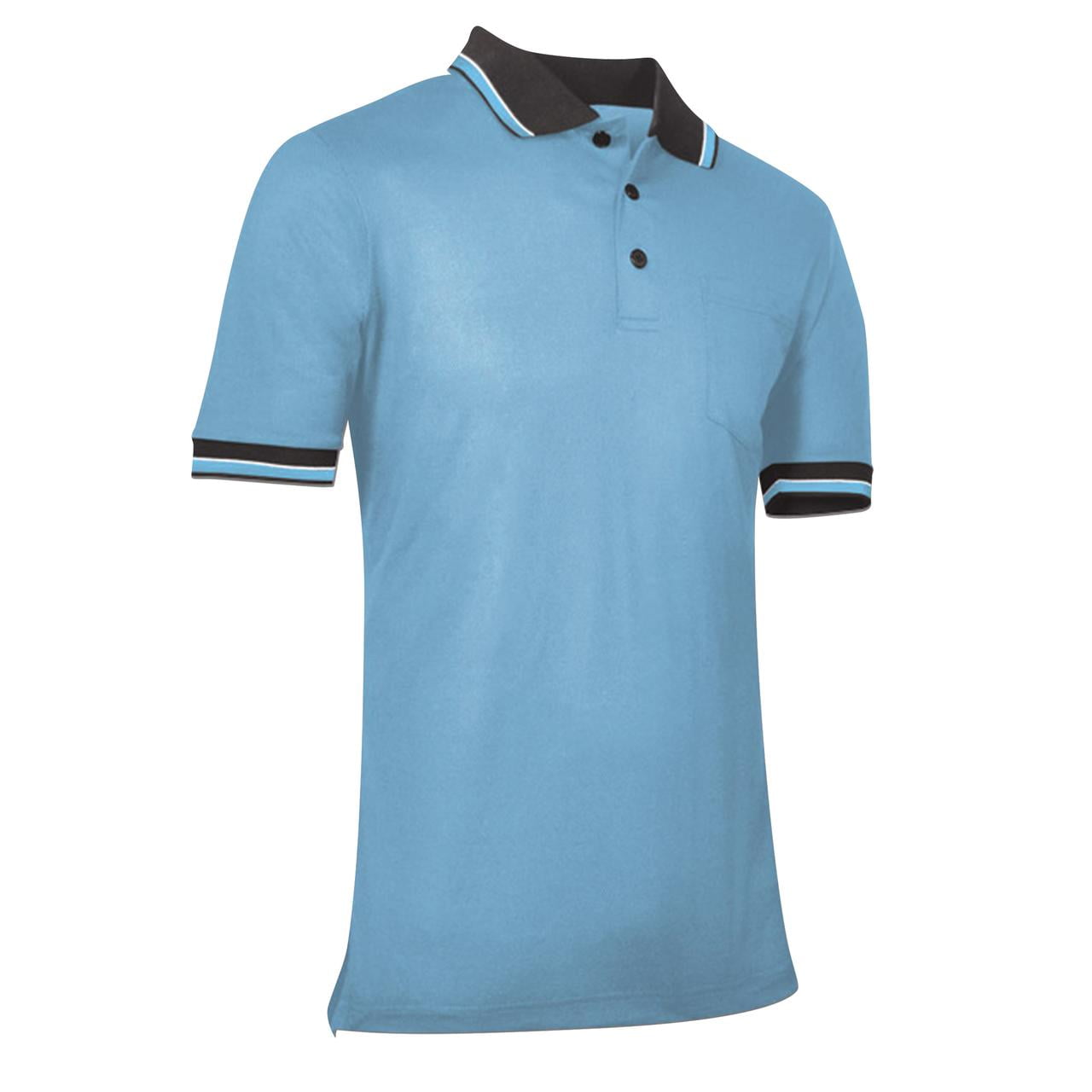 Champro Sports Baseball/Softball Umpire Polo Shirt, X-Large, Light Blue ...