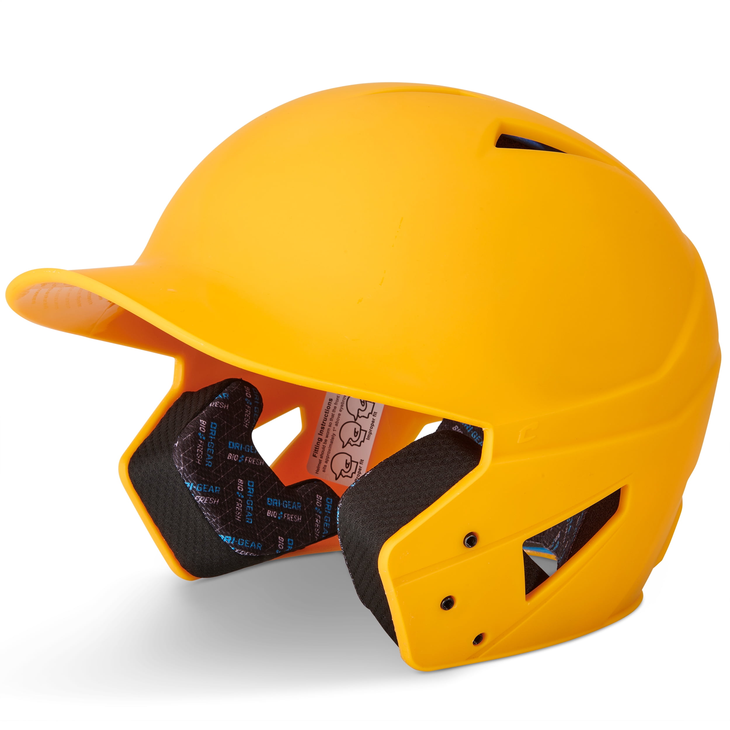 Champro Sports HX Gamer Baseball Batting Helmet, Large, Gold - Walmart.com
