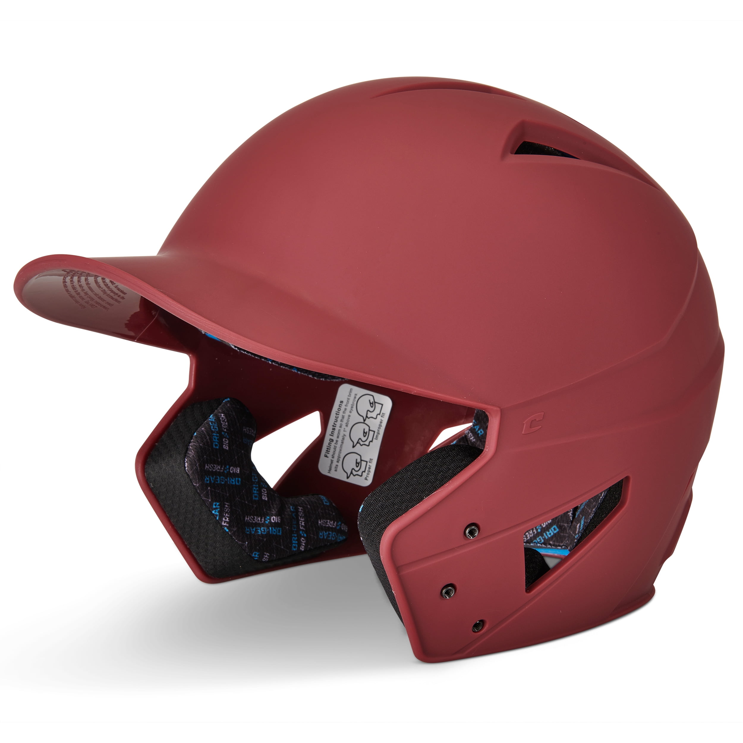 Champro Sports HX Gamer Baseball Batting Helmet, Medium, Cardinal Red ...