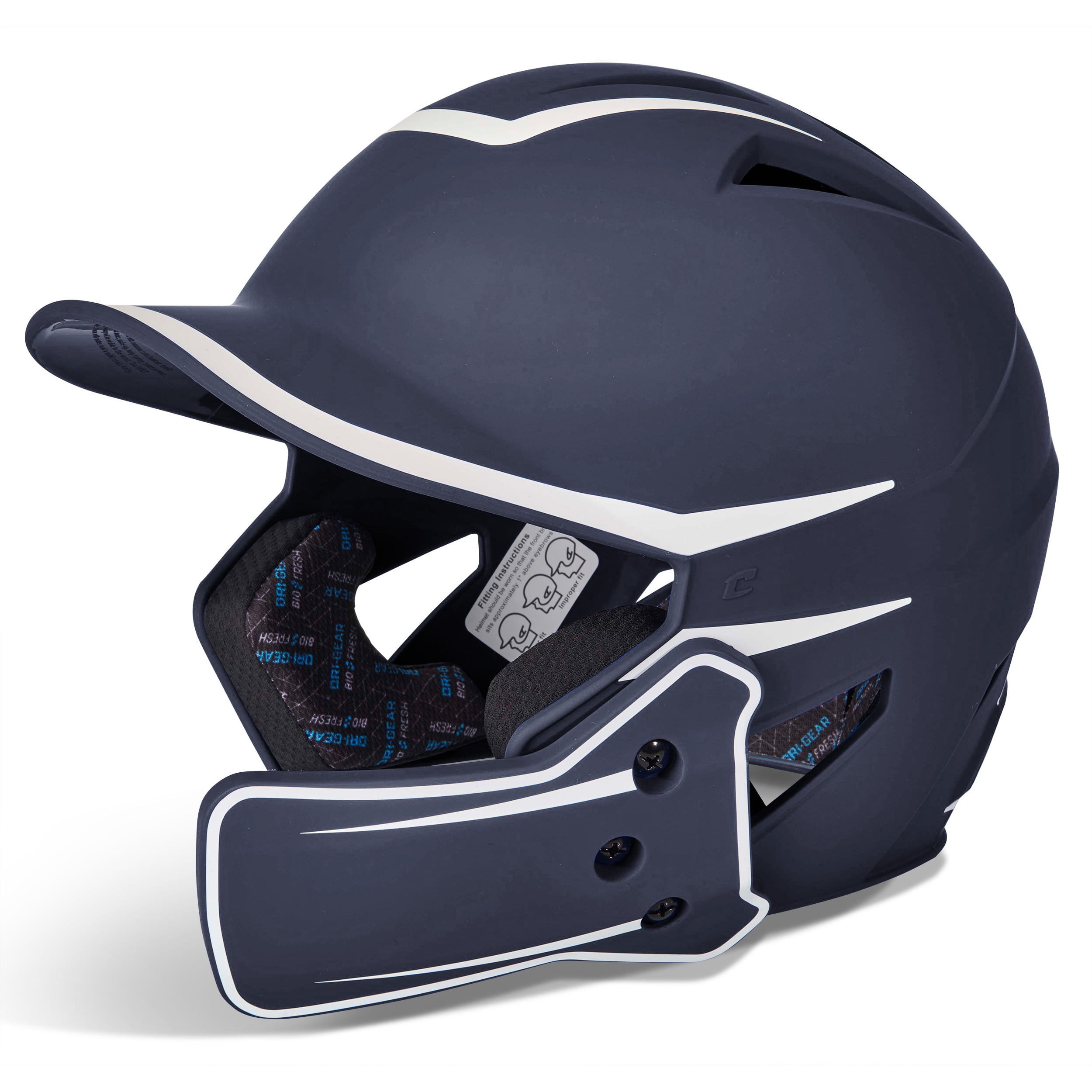 Champro Sports HX Legend Plus Baseball Batting Helmet, Medium, Navy ...