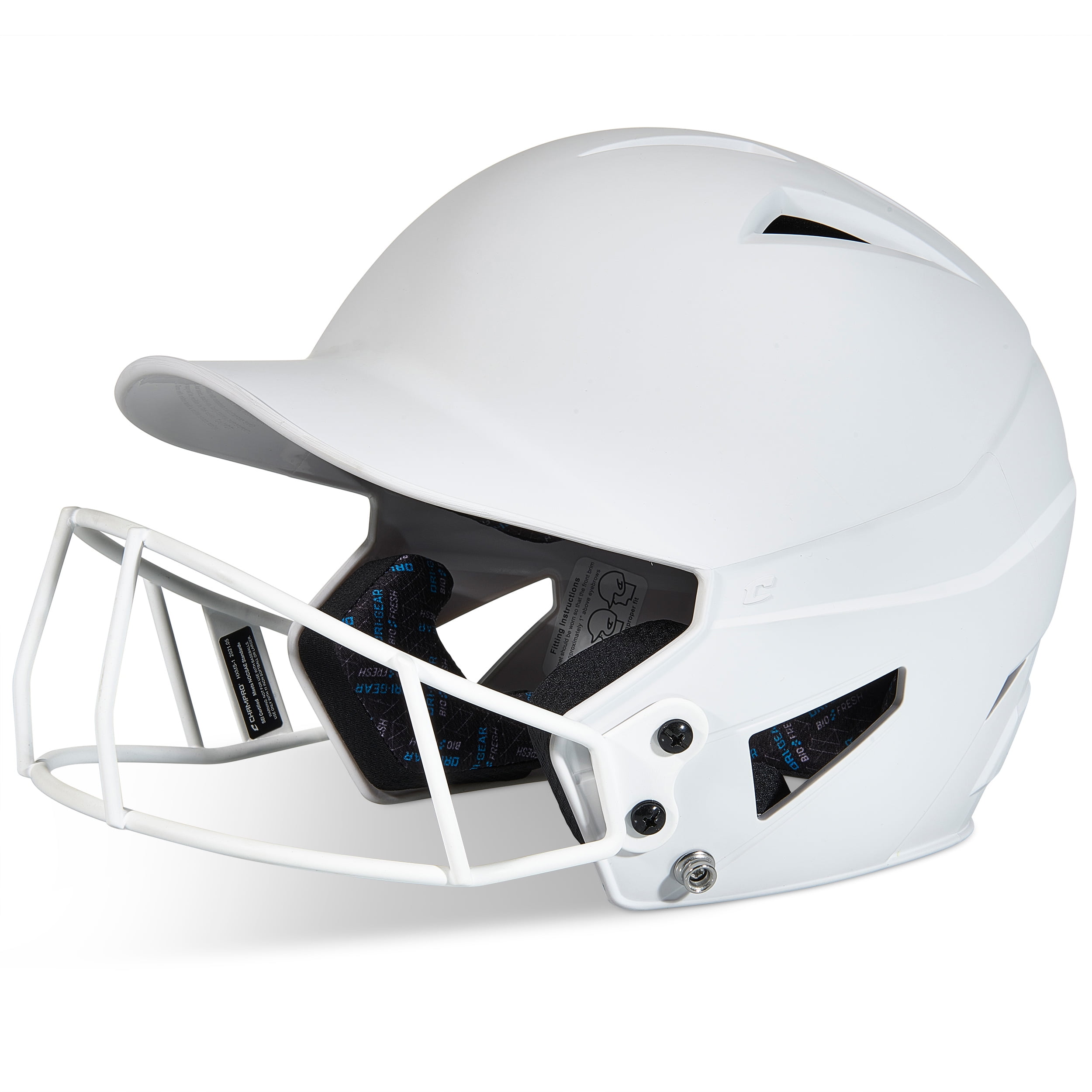 Champro Sports HX Rise Matte Senior Fastpitch/Softball Batting Helmet W ...