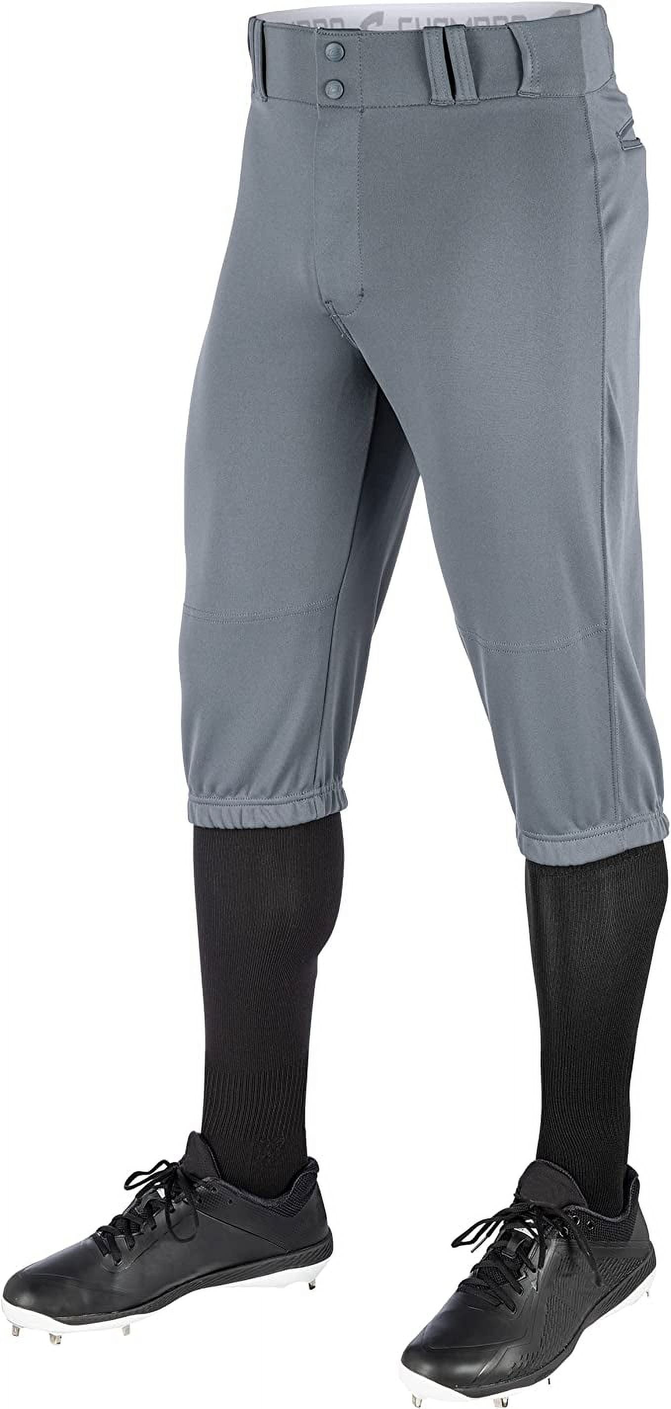 Champro Sports Men's Triple Crown Knicker Baseball Pant Charcoal L ...