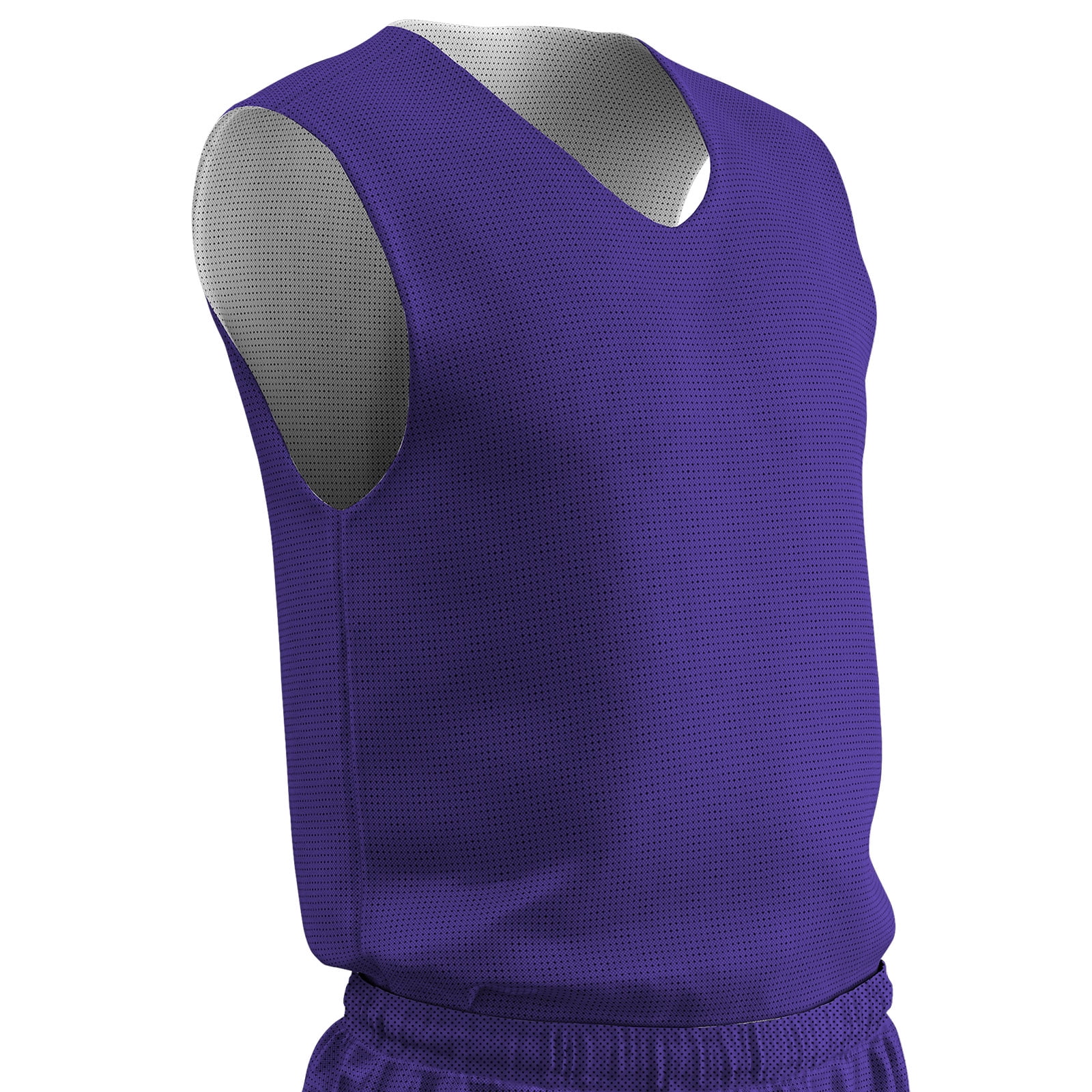 Champro Sports Zone Reversible Basketball Jersey, Youth Large, Purple ...