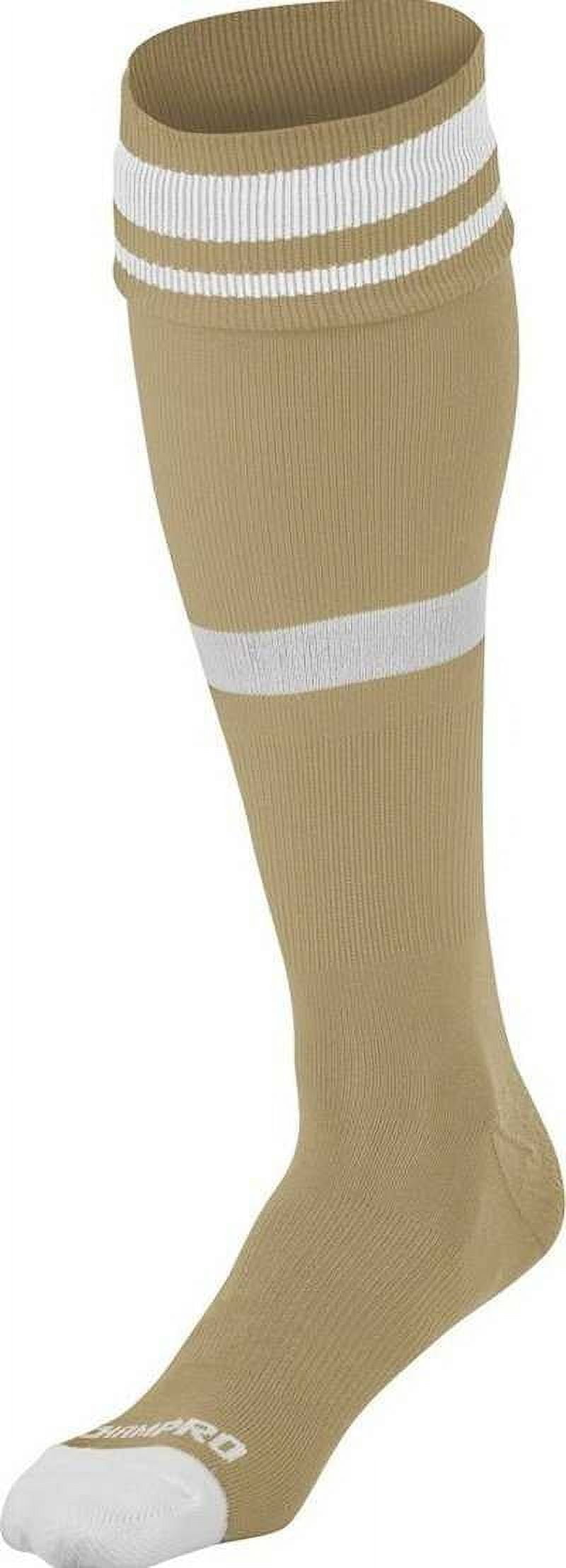 Champro Striped Soccer Socks 1 Pair Vegas Gold - Walmart.com