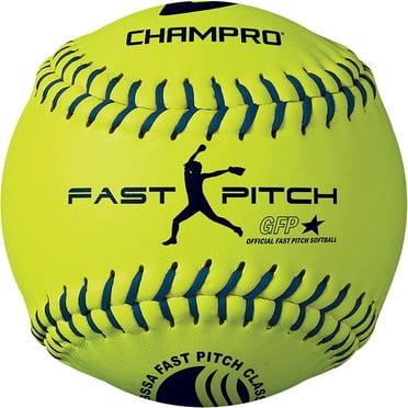 Markwort Fast Pitch 12" Speed Sensor Softball, Official Practice Yellow ...