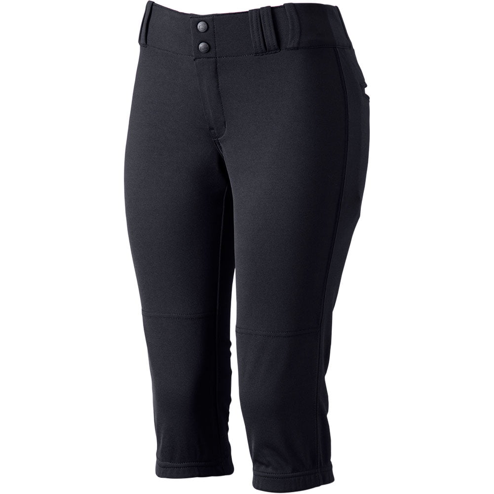 Champro Women's Tournament Solid Knicker Fastpitch Softball Pants Black ...