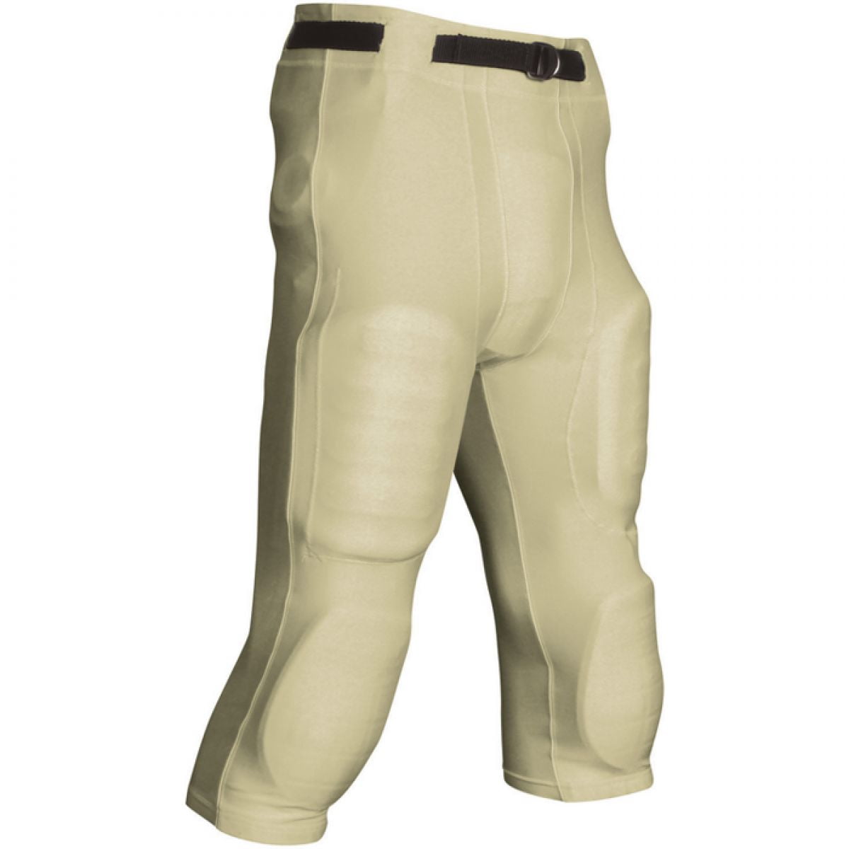 Champro Kids Goal Line Poly Spandex Football Pant with Pads, Vegas Gold ...