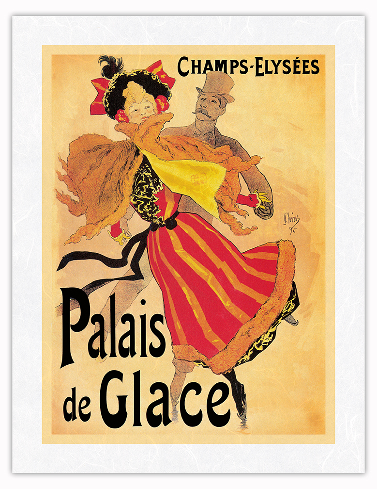 Champs Elysees Ice Palace (Palais De Glace) Skating Rink - Vintage ...