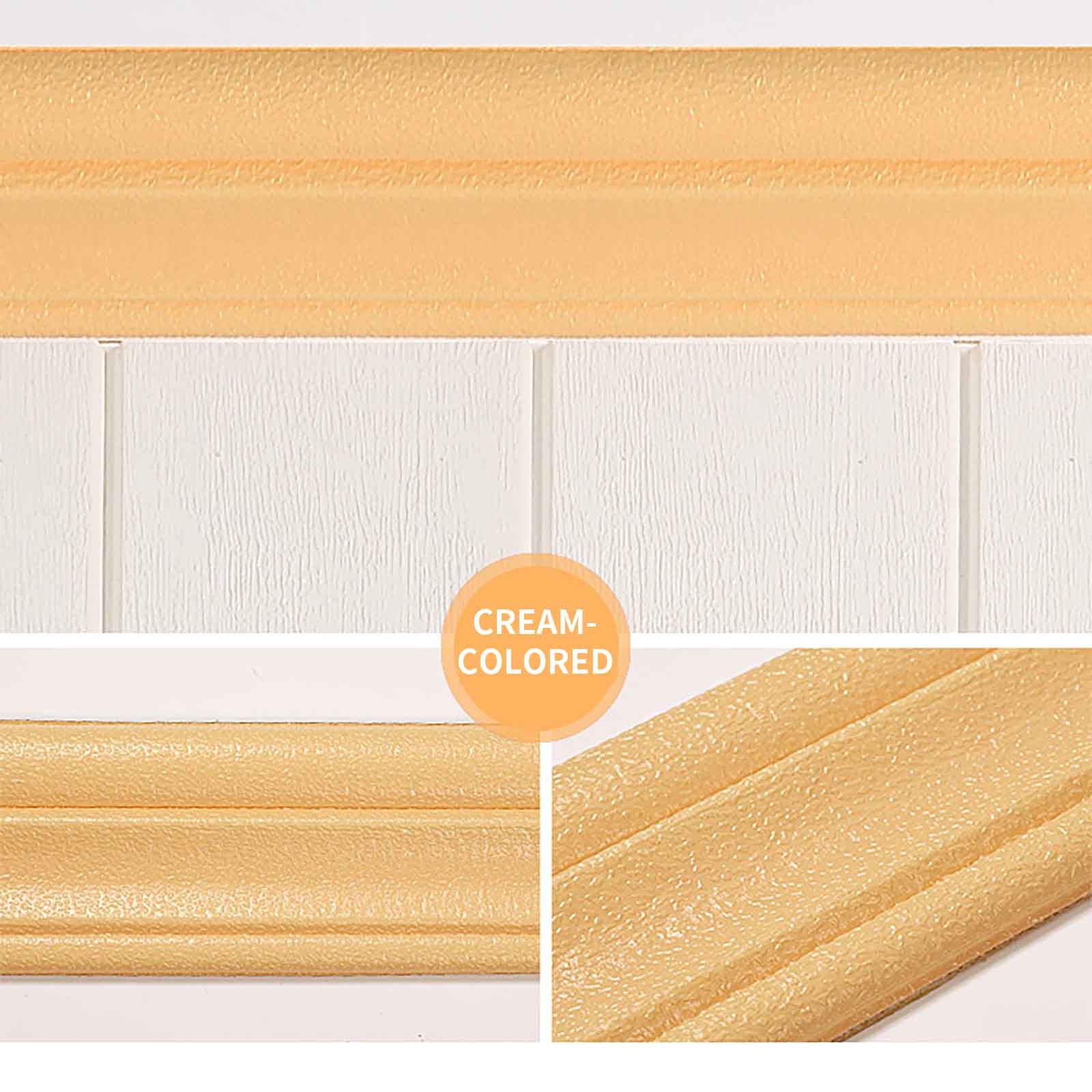 Chanana 2.35m Self-Adhesive Wall Edging - 8cm Waterproof PE Foam ...