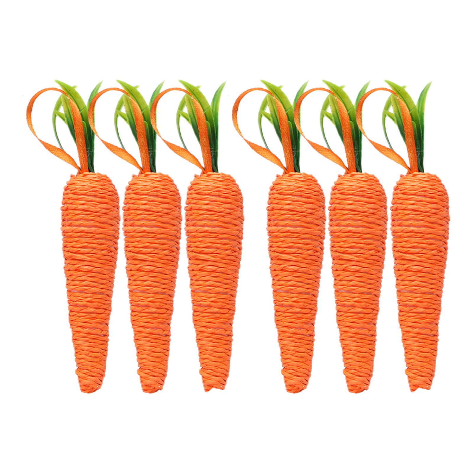 Chanana 6PCS Easter Hanging Carrot - 5.5 Inch Artificial Simulation ...