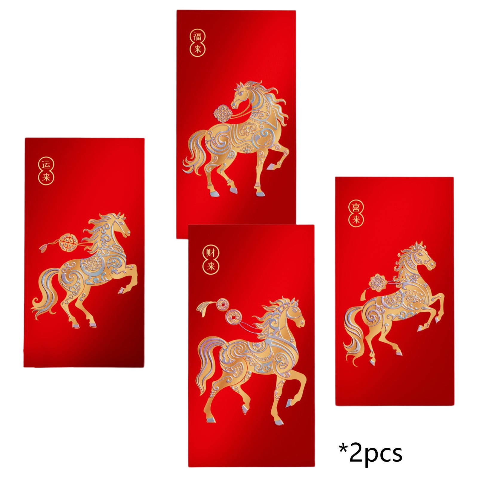 Chanana 8PCS Chinese New Year Red Envelopes Lucky Money Envelopes 2026 ...