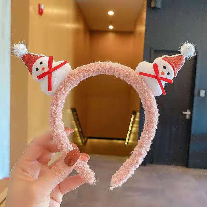 Chanana Christmas Elements Headbands Christmas Headband for Women Plush ...