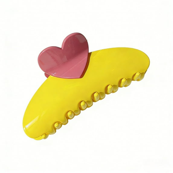 Chanana Heart Hair Styling Accessories: Extra Large Heart Hair Claw ...